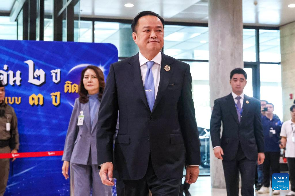 Thailand's parliament elects Anutin Charnvirakul as new PM-Xinhua