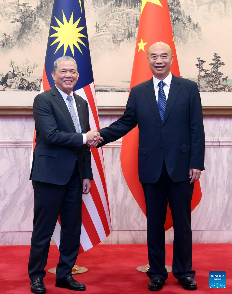Chinese vice premier meets with Malaysia's deputy PM-Xinhua