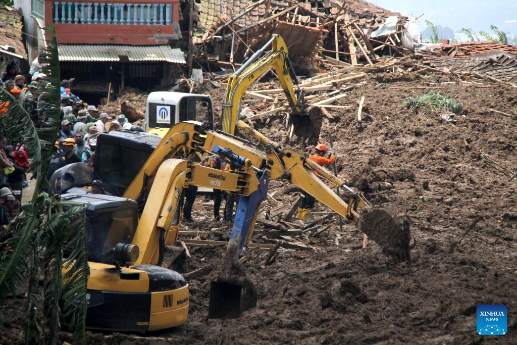 Death toll rises to 16 following landslide in Indonesia's West Java-Xinhua