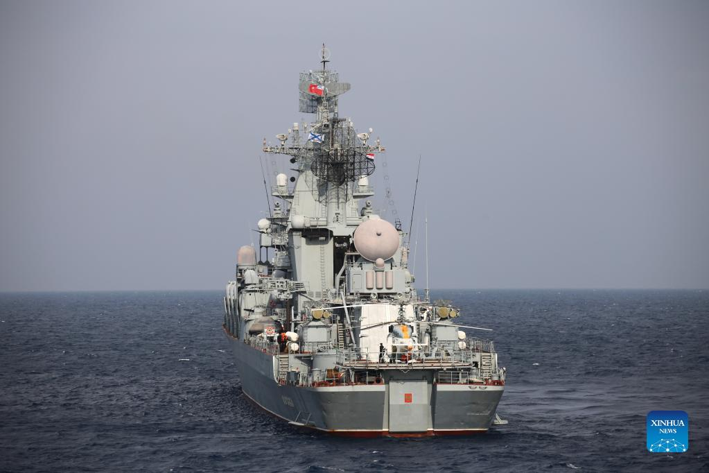 Russian cruiser Moskva sinks following serious damage-Xinhua