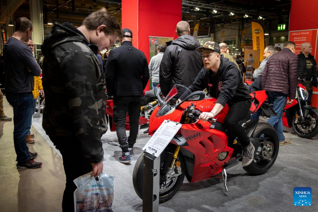 MP Motorcycle Show kicks off in Helsinki, Finland-Xinhua