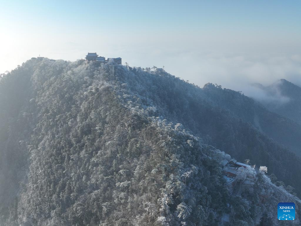 In pics: rime scenery in Qianxi, N China's Hebei-Xinhua