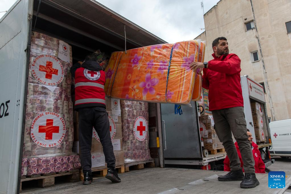Greece provides aid to quake-stricken Türkiye, Syria-Xinhua
