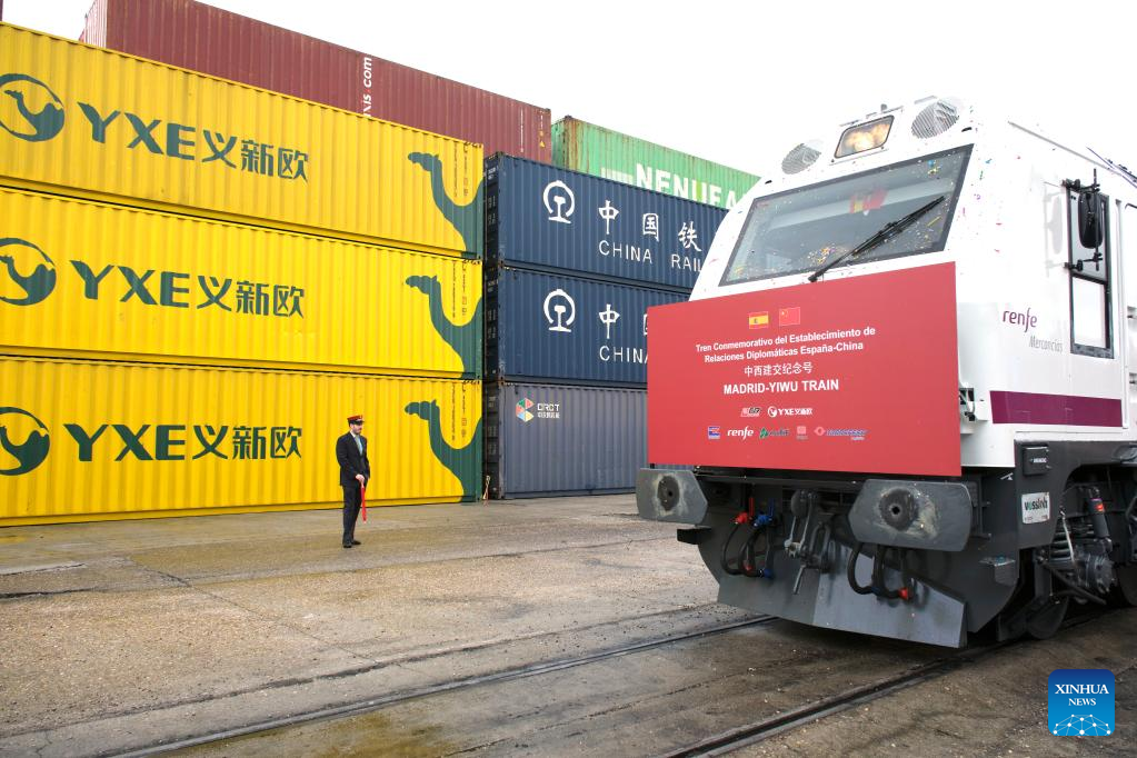 China-Europe freight trains facilitate trade between China, Spain-Xinhua