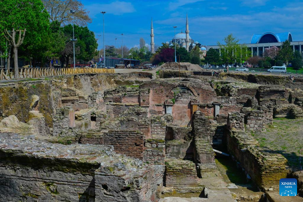 Feature: Archaeology park gives new look to Istanbul's ruined Byzantine ...