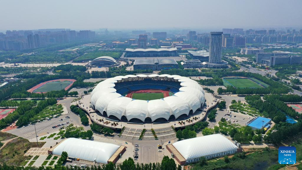 Aerial view of Cangzhou City in N China's Hebei-Xinhua