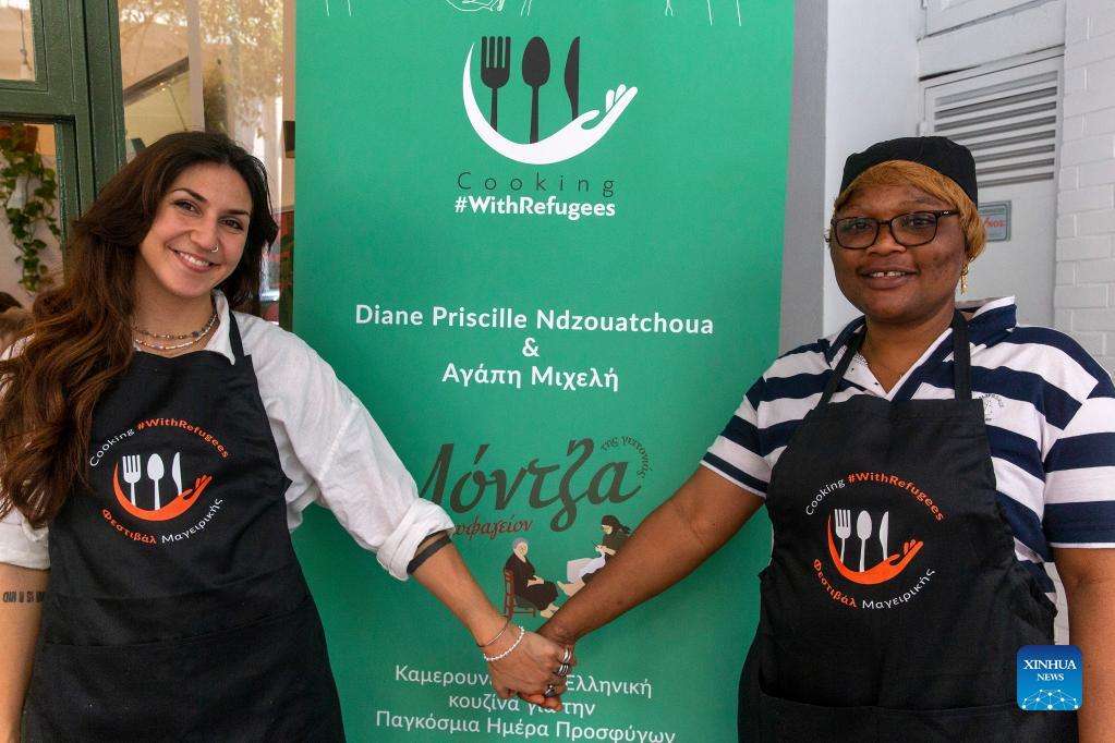 Feature: Chefs team up in Athens restaurants to mark World Refugee Day ...