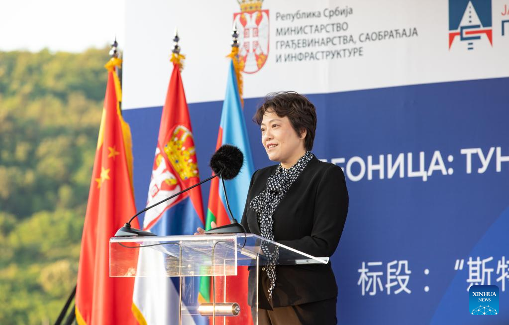 Chinese-built bypass section opened for traffic in Serbian capital-Xinhua
