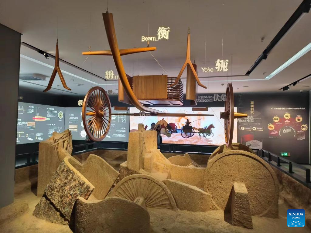 22 replicas of 2,000-year-old chariots on display in China-Xinhua