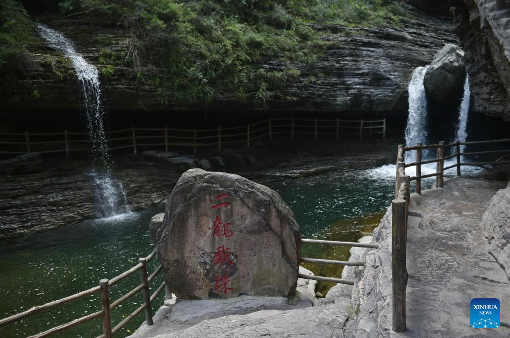 Scenery of Taihang Grand Canyon in China's Henan-Xinhua