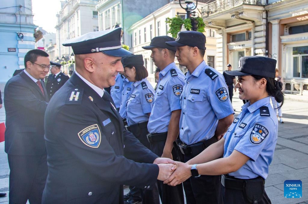 Chinese policemen relaunch joint patrols in Serbia-Xinhua