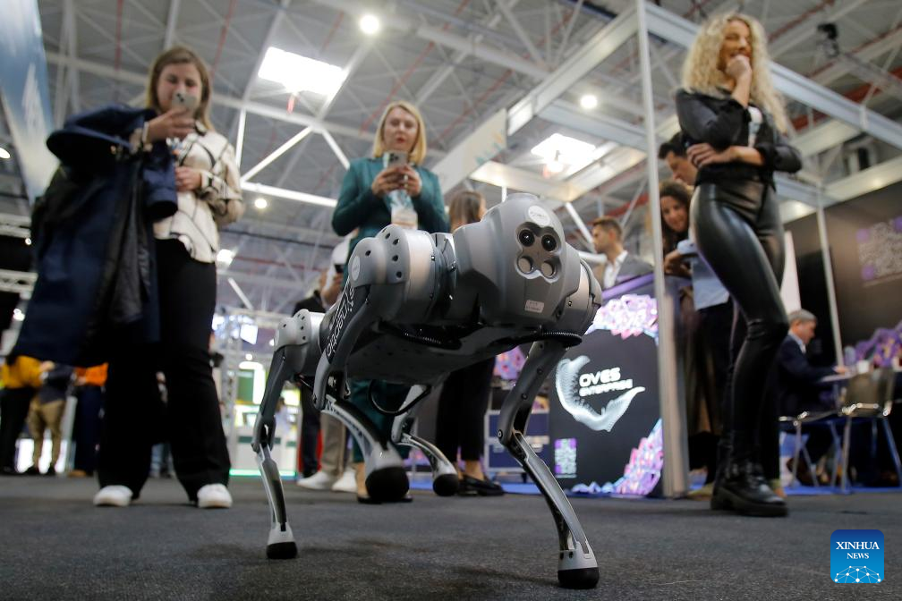 GoTech World exhibition held in Bucharest, Romania-Xinhua