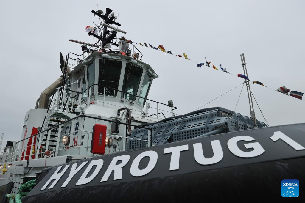 Hydrogen-powered tugboat ready for operation in Belgium-Xinhua