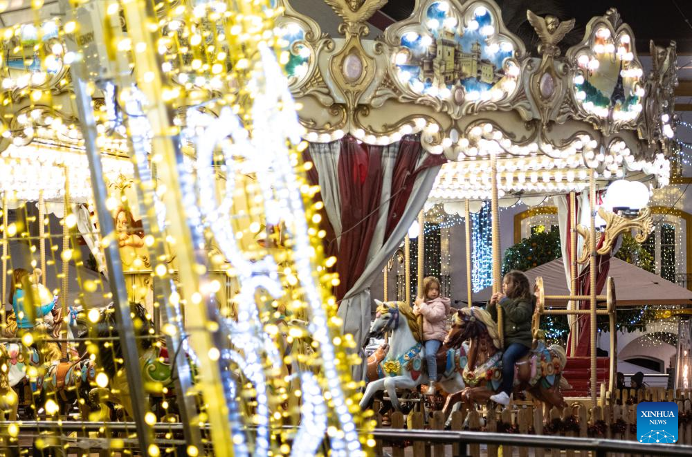 In pics: Christmas fair in Madrid, Spain-Xinhua