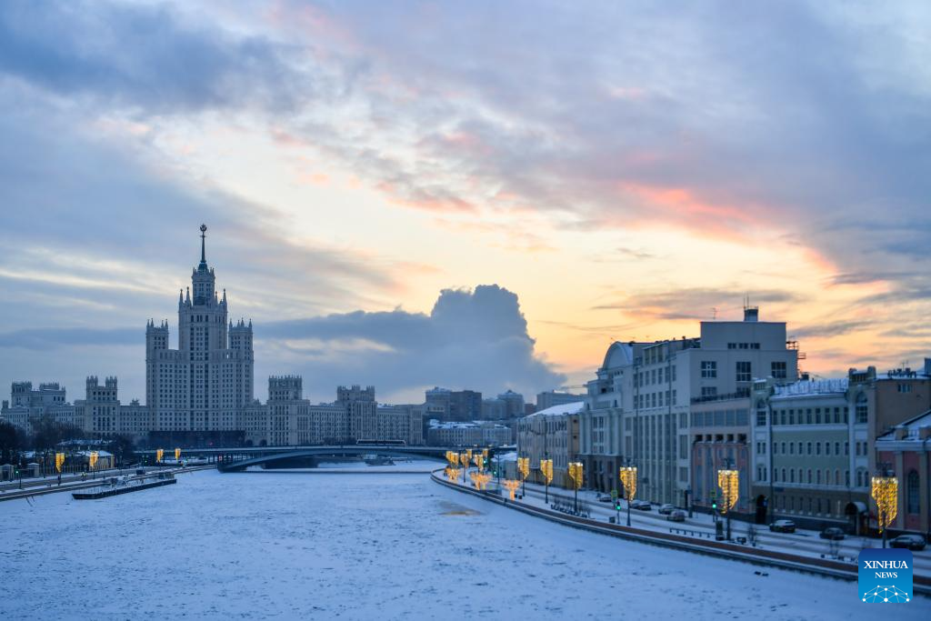 Winter scenery of Moscow-Xinhua