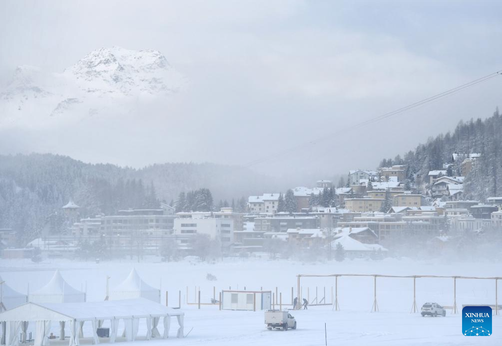 Snow scenery in Switzerland-Xinhua