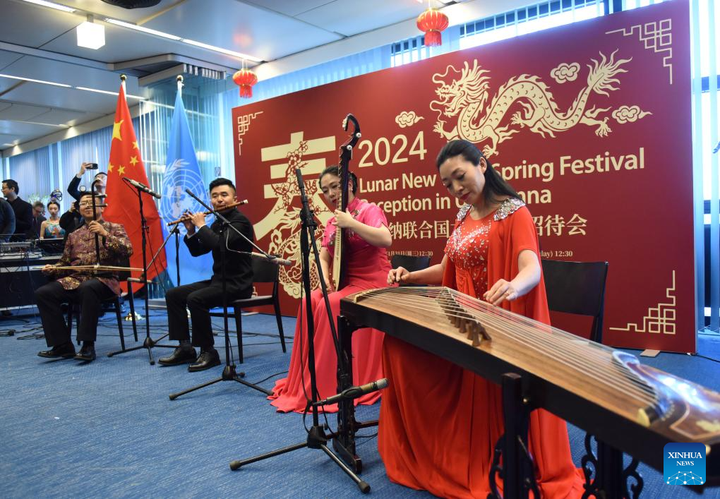 Reception in celebration of Spring Festival held in Vienna, Austria-Xinhua