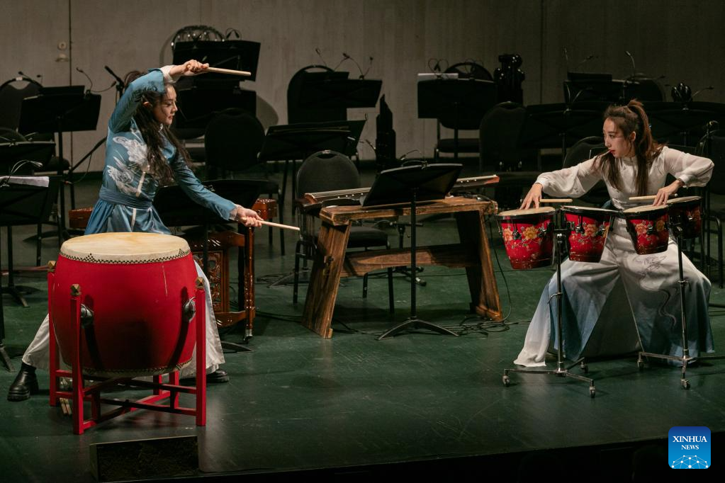 Concert "Ancient Songs in Ancient Books" staged in Moscow, Russia-Xinhua