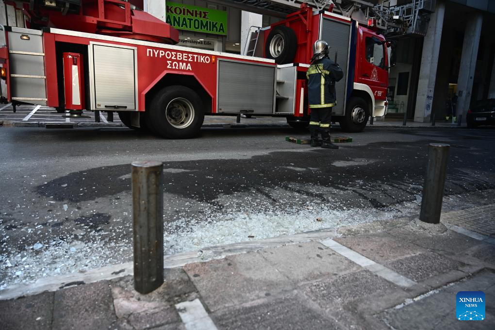 Explosion in central Athens causes damage, no injuries-Xinhua