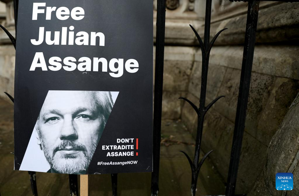 Assange faces further wait for appeal against extradition to U.S.-Xinhua