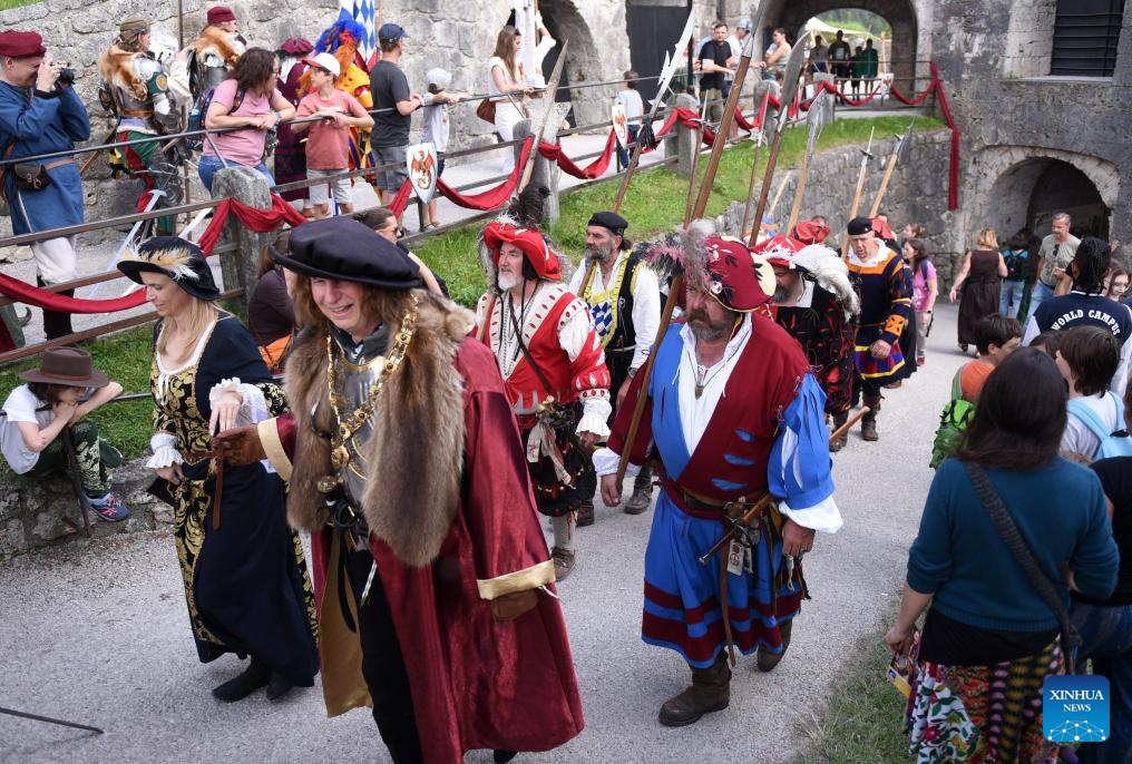 Ritter-Fest Kufstein 2024 held in Austria-Xinhua