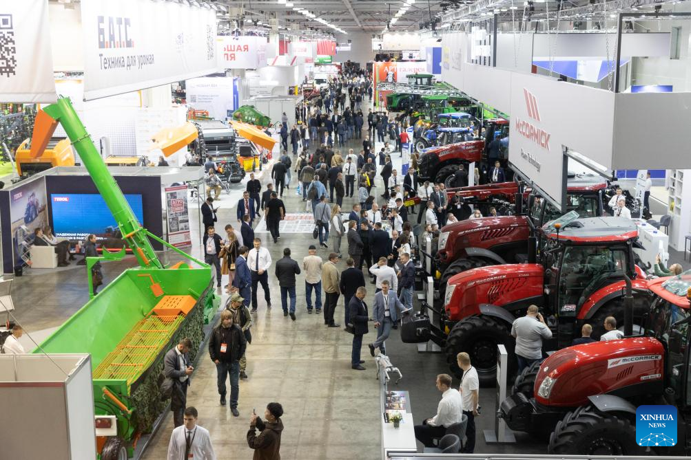Exhibition "Agrosalon-2024" held in Moscow, Russia-Xinhua