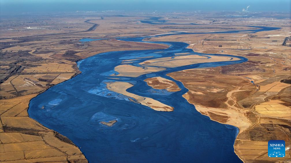 View of Yellow River in Ningxia-Xinhua