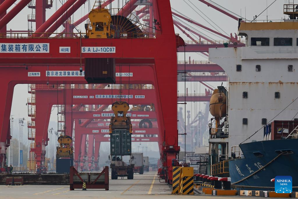 China's major ports busy at beginning of new year-Xinhua