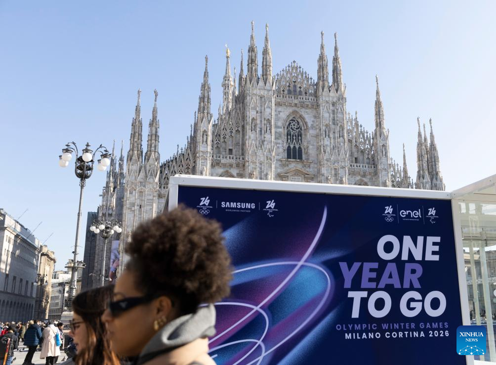 Italy starts one-year countdown of 2026 Milan-Cortina Winter Olympics ...