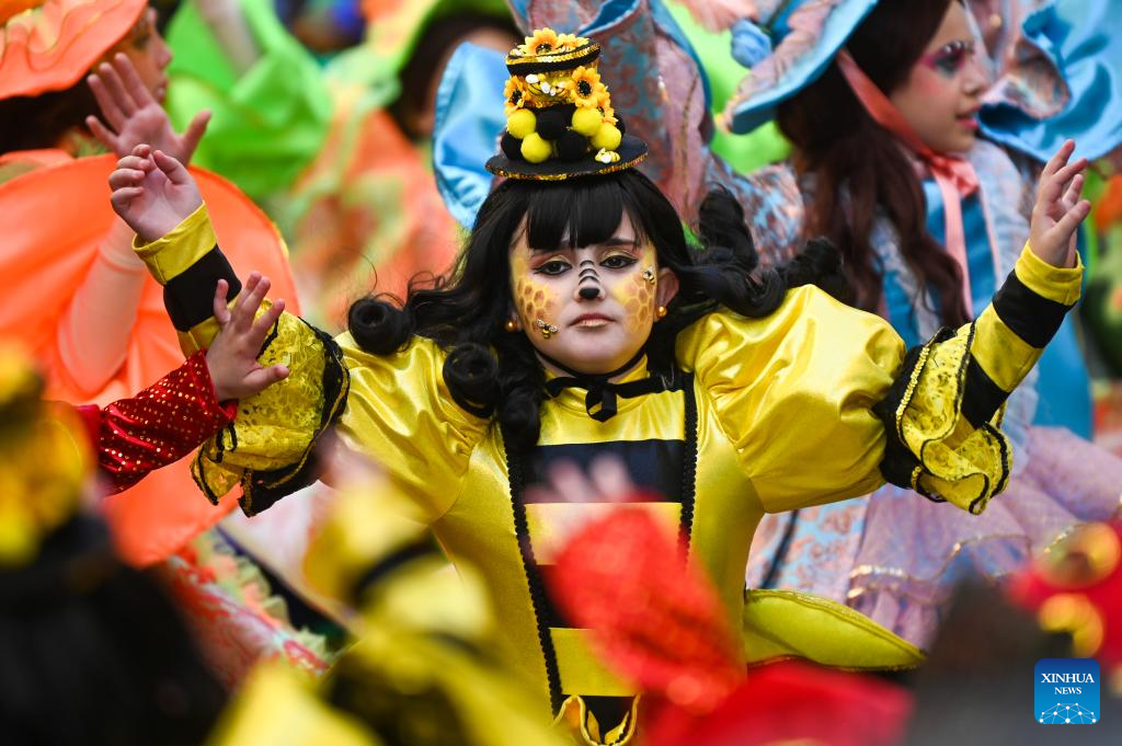 Carnival parade held in Valletta, Malta-Xinhua