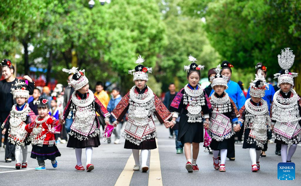 Miao Sisters Festival celebrated in China's Guizhou-Xinhua