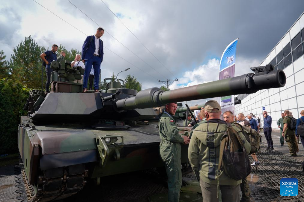 People visit 33rd International Defence Industry Exhibition in Poland ...