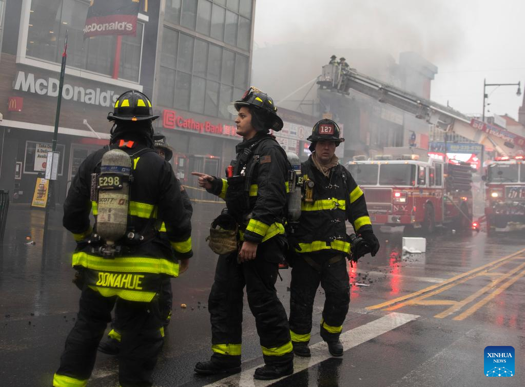 Major fire damages commercial building in New York's Flushing Chinatown ...