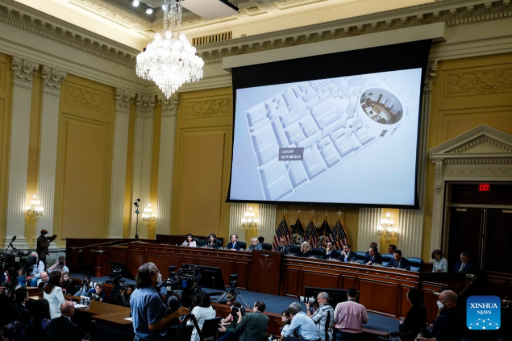 Former White House aide testifies at hearing on U.S. Capitol riot-Xinhua