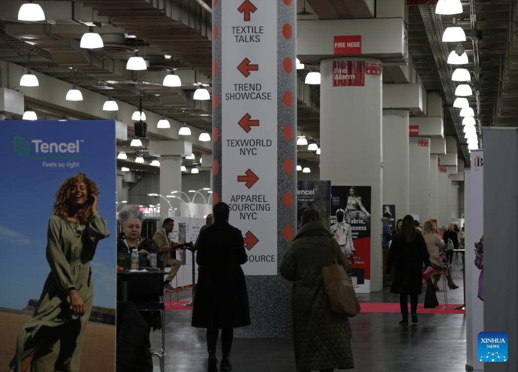 Texworld Evolution exhibition held in New York-Xinhua