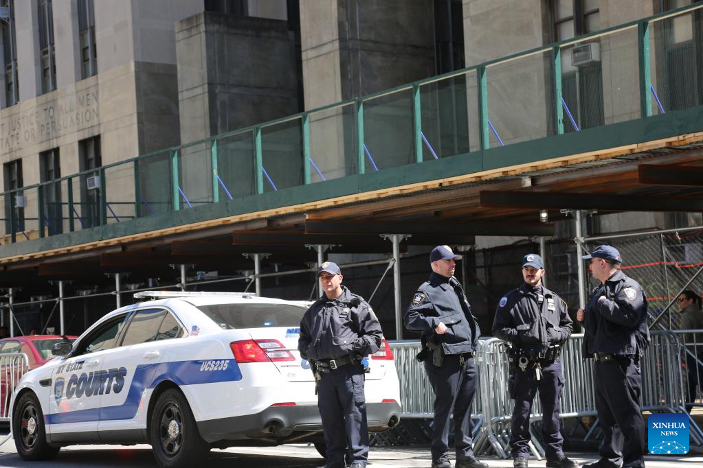 New York braces for possible tensions on Trump arraignment day-Xinhua