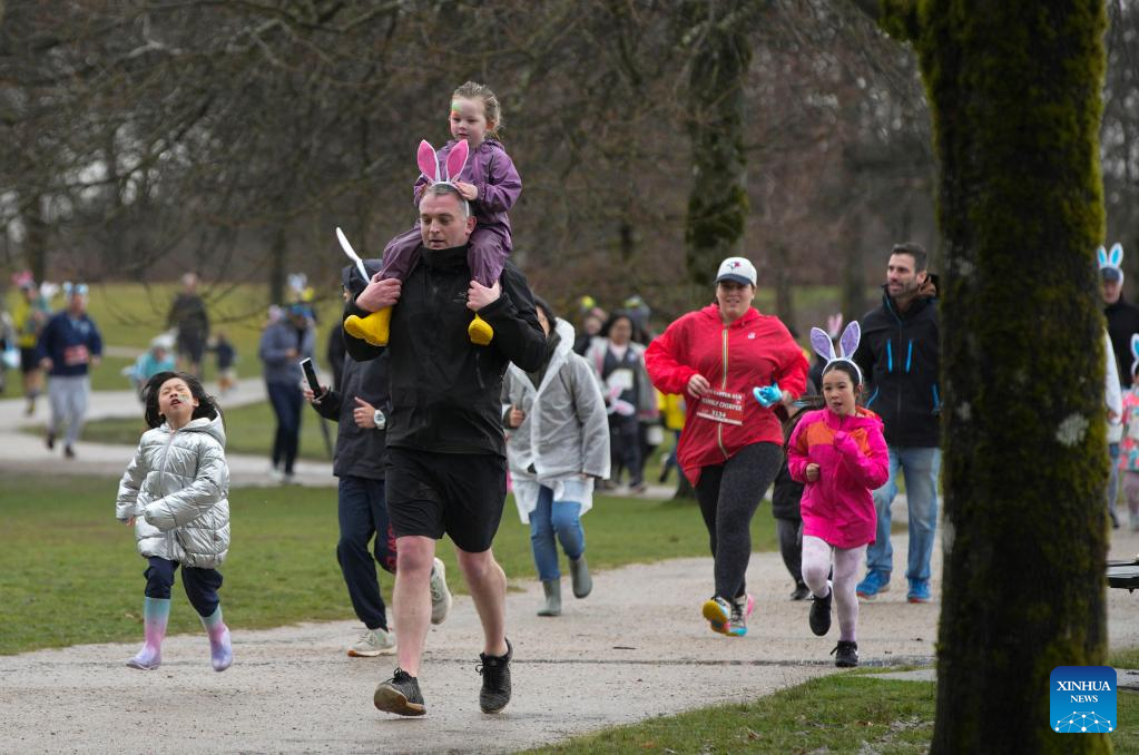 Big Easter Run held in Vancouver-Xinhua