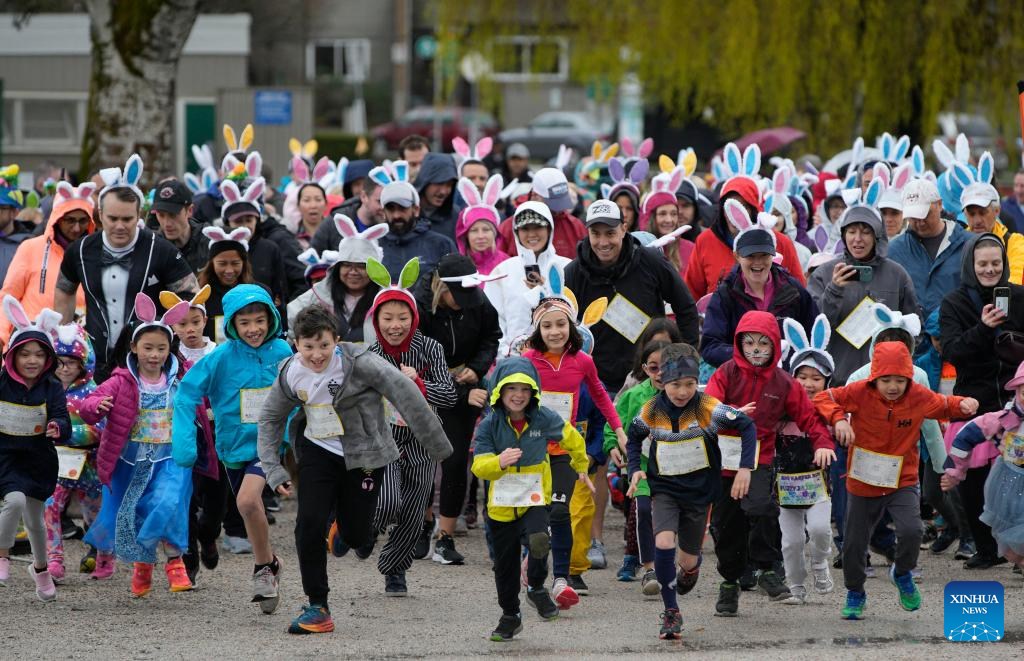 Big Easter Run held in Vancouver-Xinhua