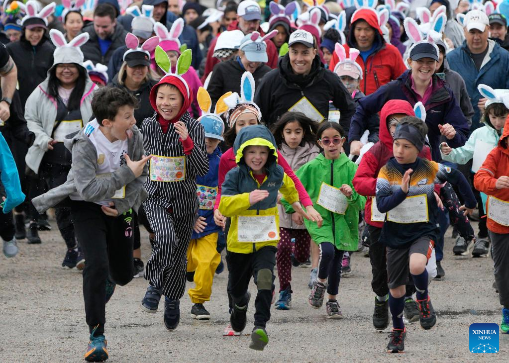 Big Easter Run held in Vancouver-Xinhua
