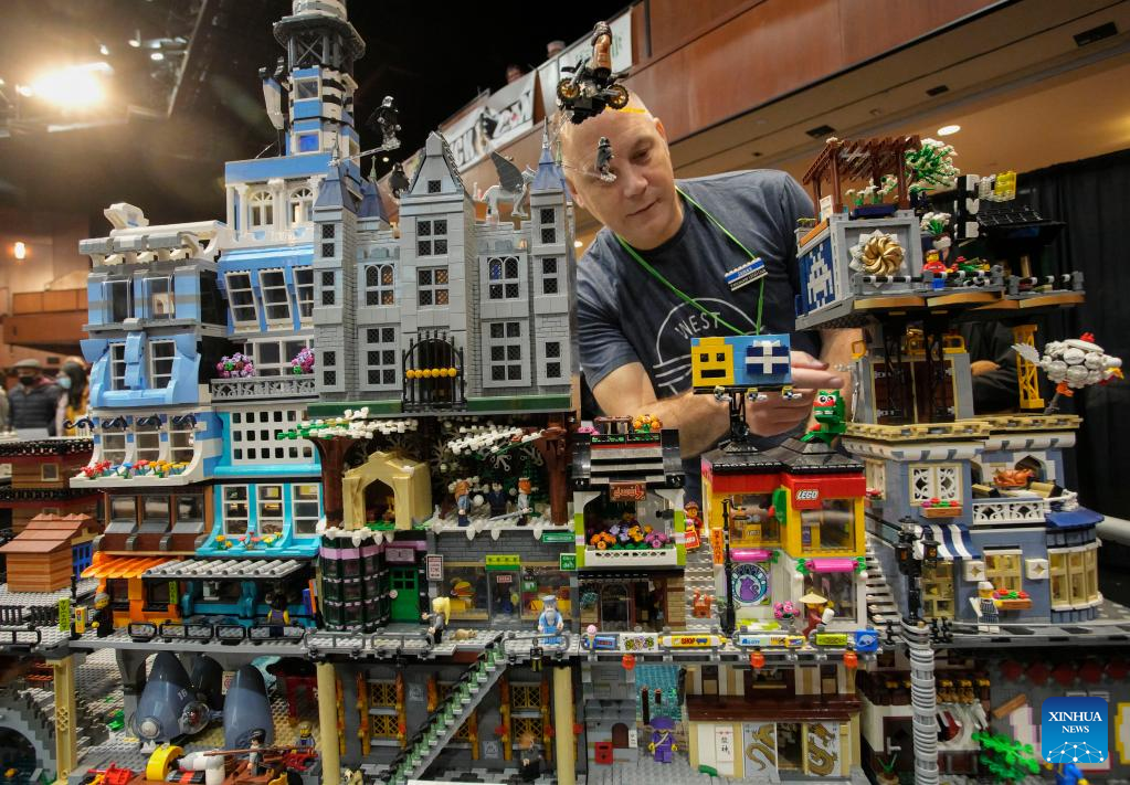 BrickCan LEGO exhibition held in Richmond, Canada-Xinhua