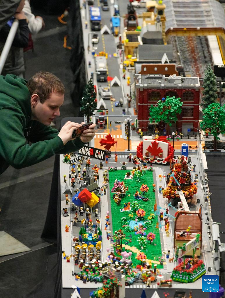 BrickCan LEGO exhibition held in Richmond, Canada-Xinhua