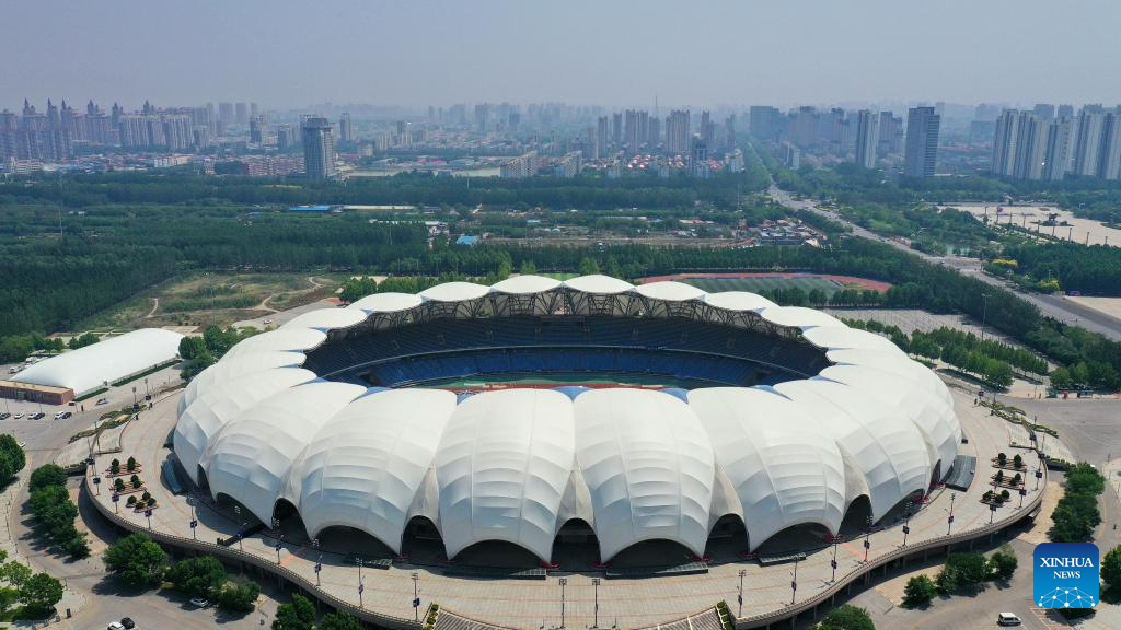 Aerial view of Cangzhou City in N China's Hebei-Xinhua