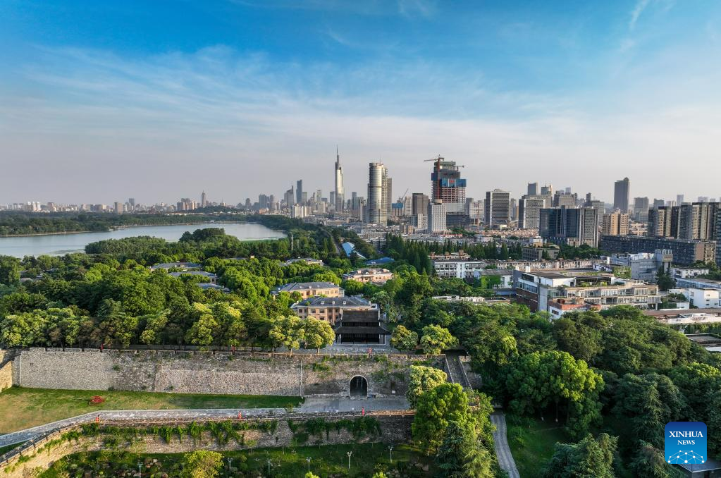 View of Nanjing in east China's Jiangsu -Xinhua