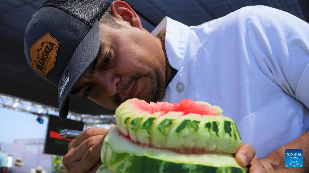 2023 California Watermelon Festival held in Los Angeles-Xinhua