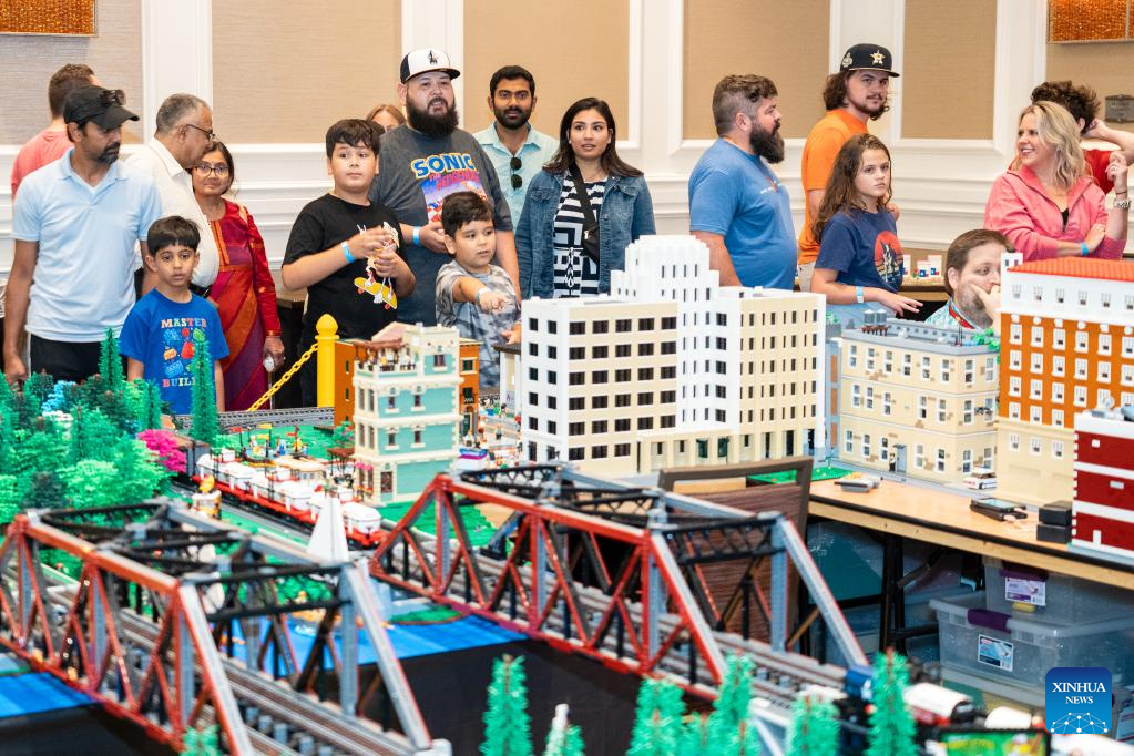 "Brick Rodeo" LEGO Fan Exhibition held in Sugar Land, Texas-Xinhua