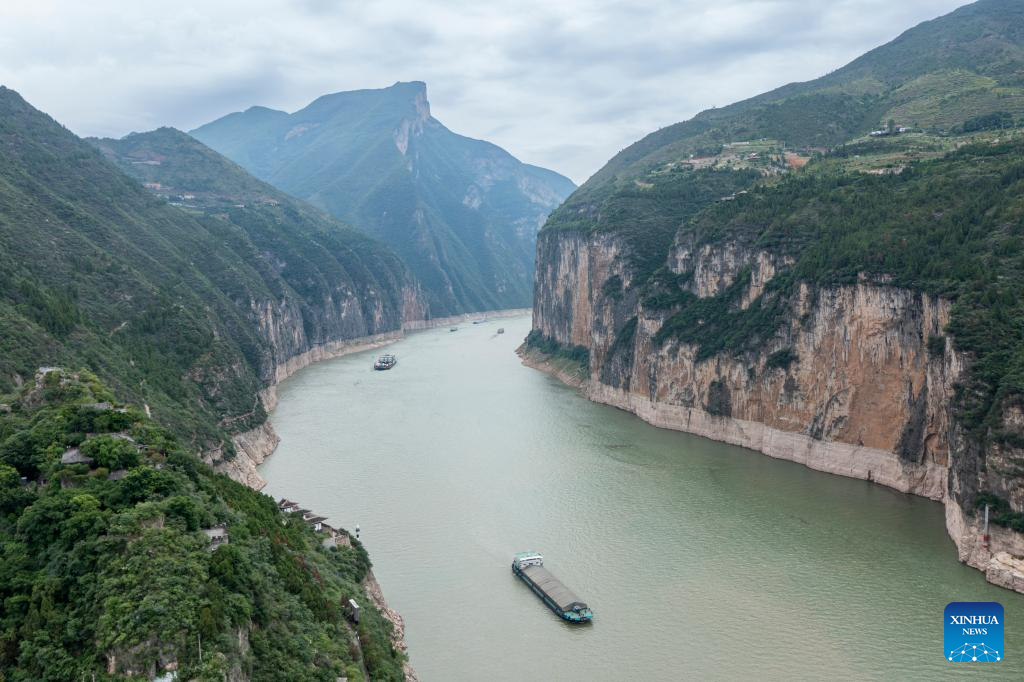 Magnificent view of Three Gorges on Yangtze River-Xinhua