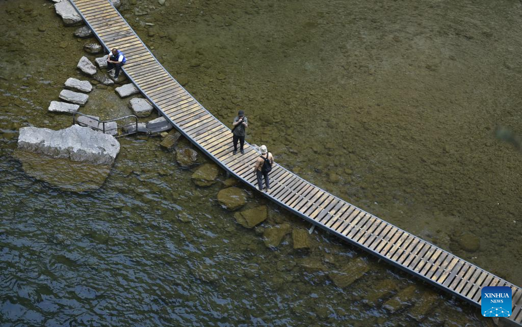 Scenery of Taihang Grand Canyon in China's Henan-Xinhua