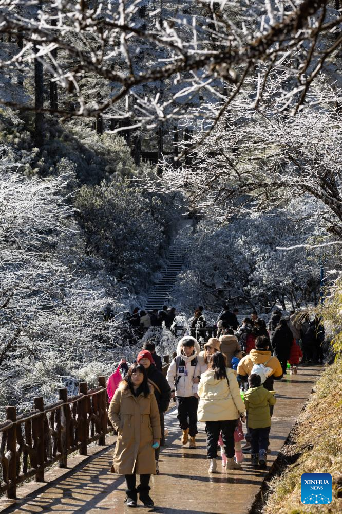 Scenery of Wawu Mountain in China's Sichuan-Xinhua