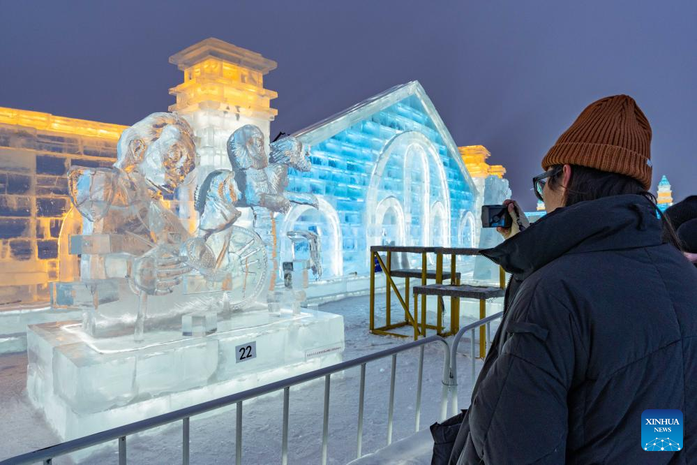International ice sculpture competition concludes in Harbin -Xinhua