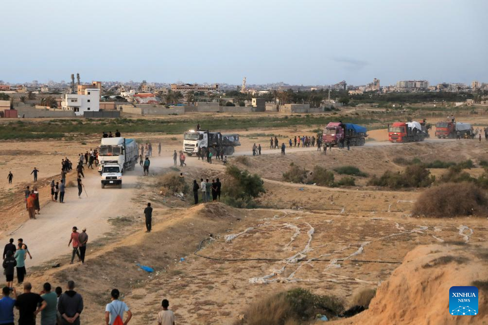 U.S.-installed pier in Gaza starts receiving aid: sources-Xinhua